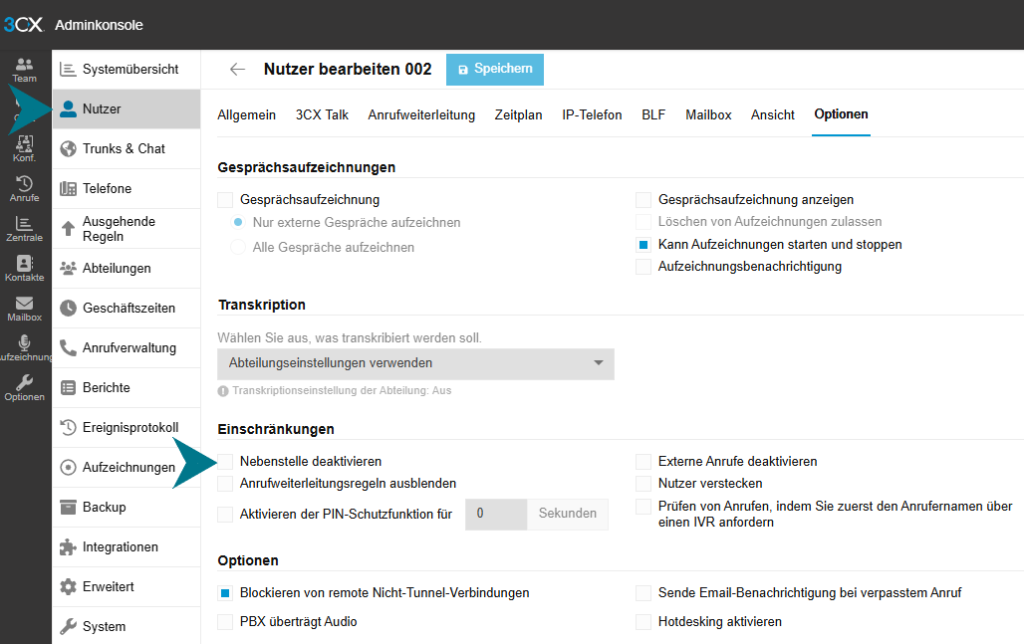 Nebenstelle in 3CX nicht mehr aktiv (grau dargestellt)? So lösen Sie ...